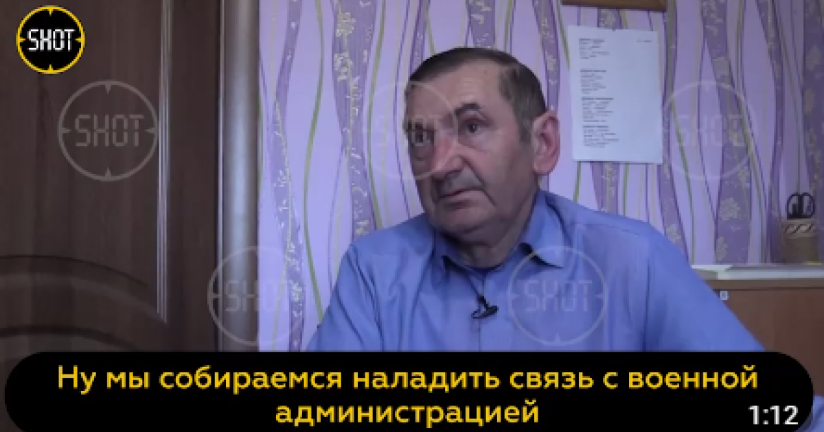 Russian propagandists issue an "interview" with the captive journalist ...